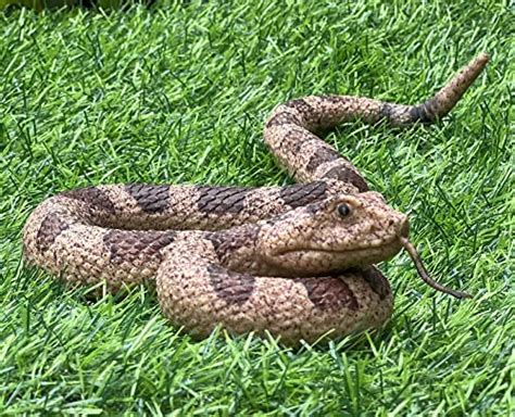 Momoplay Fake Snake Toy Figurine Realistic Rubber Fake Snake Toy Prank Toys Theater Props