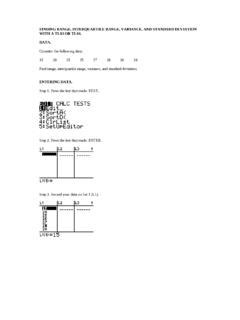 FINDING RANGE INTERQUARTILE RANGE Finding Range Interquartile Range Pdf PDF PRO