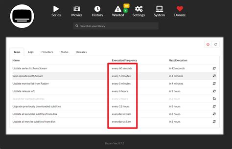 task interval settings · issue 422 · morpheus65535 bazarr · github