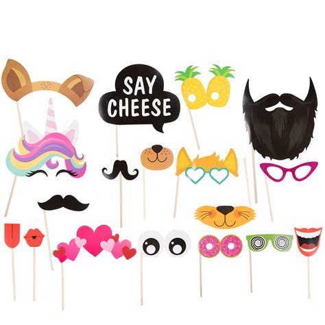 Multi Color Party Photo Booth Props Ph