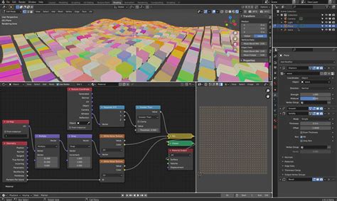 Procedural Shader Appears Different In Cycles Materials And Textures