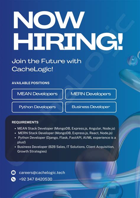 Hiring Meanstack Mernstack Pythondeveloper Businessdevelopment