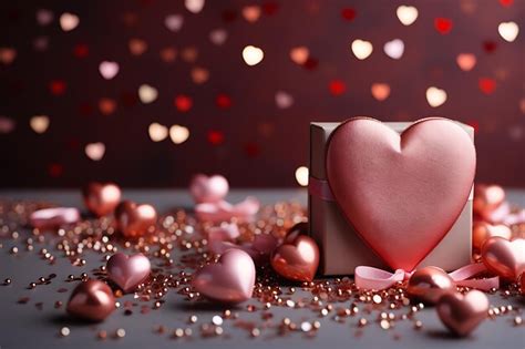 Premium Photo Hearts Concept Valentines Day Ai Generated