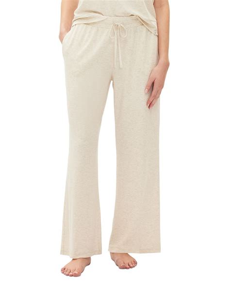 Gap Gapbody Womens Ribbed Short Sleeve Pajama Top And Drawstring Pajama