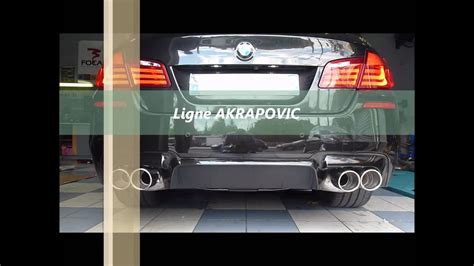 Akrapovic Exhaust Ligne Akrapovic Evolution Bmw M5 F10 Youtube