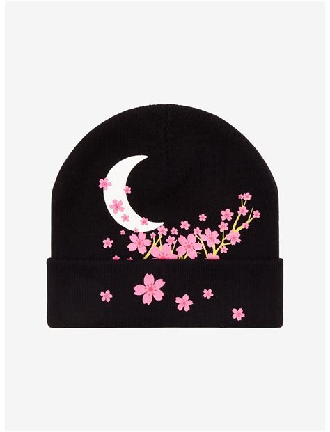 Cherry Blossom Moon Beanie Hot Topic