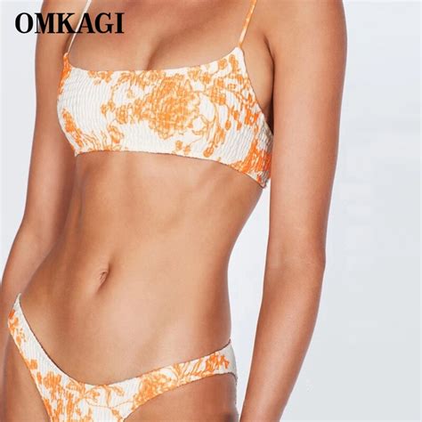 Omkagi Swimwear Women 2021 Swimsuit Swimsuit Sexy Push Up Women S