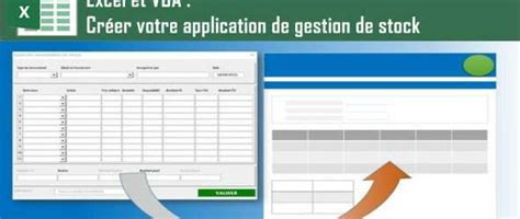 Excel Et Vba Créez Appli De Gestion Des Stocks Lesscro