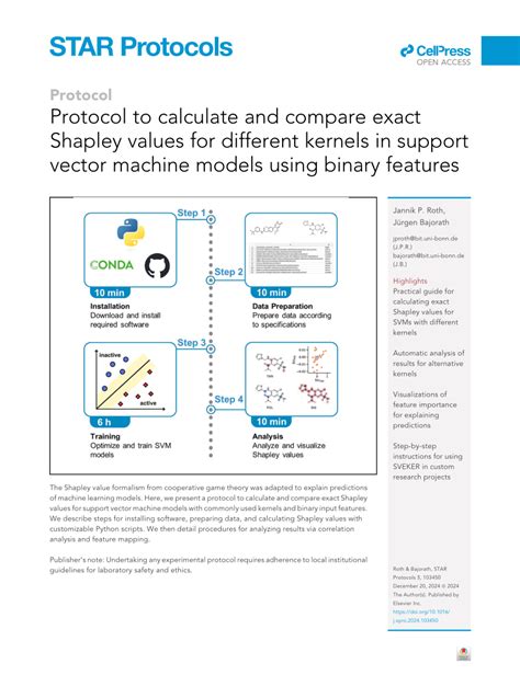 pdf protocol to calculate and compare exact shapley values for