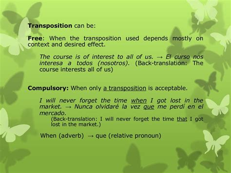 Transposition