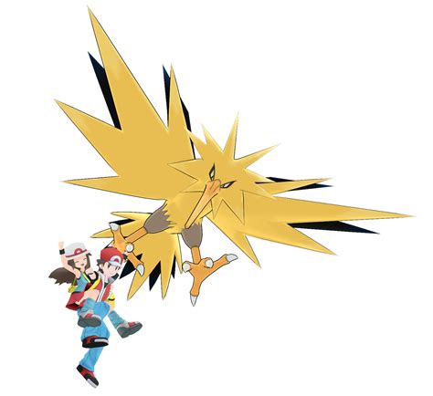 Zapdos Flying Leaf Red By Preciousleaf On Deviantart