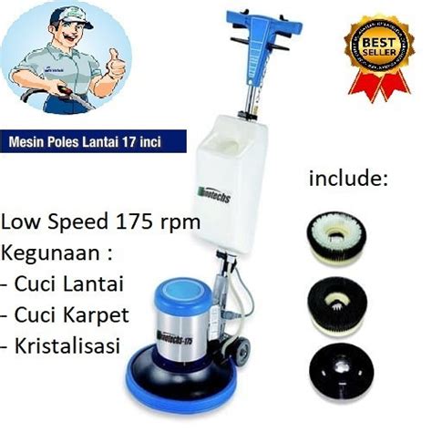 Jual Mesin Poles Lantai Polisher Floor Polisher 175Rpm 17inch Shopee