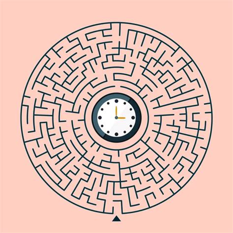 Round Maze — Stock Vector © Robertosch 1245966