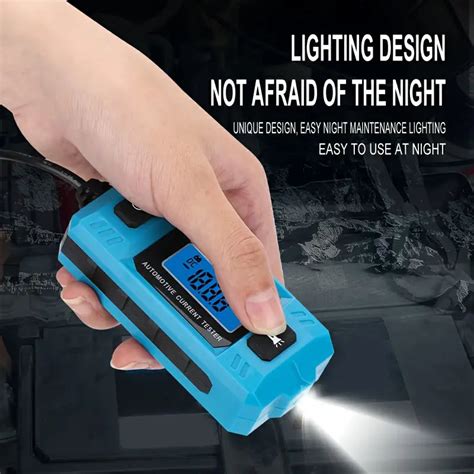Automotive Fuse Current Tester With Lcd Display And Built In Lighting