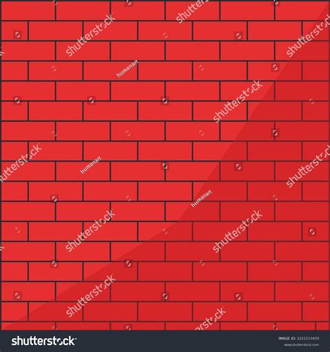 Red Brick Wall Red Brick Wall Stock Vector Royalty Free 2222153459