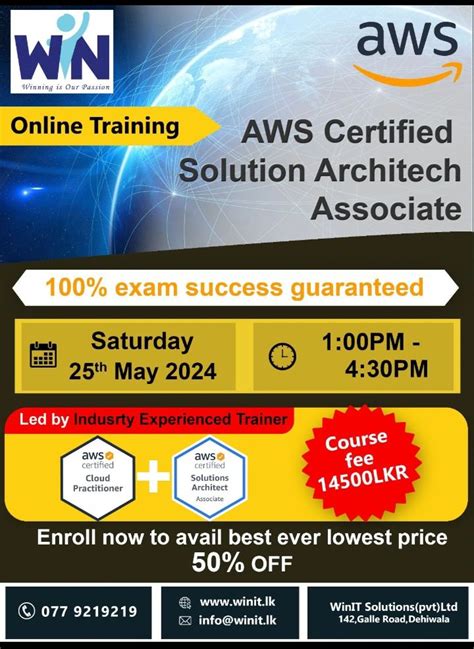 Dhananjali Sewwandi De Silva On Linkedin Aws Aws Csaa Best Aws Training Center Srilanka