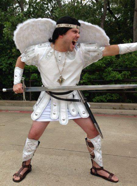 Archangel Michael Costume with some reservations! | Angel costume ...