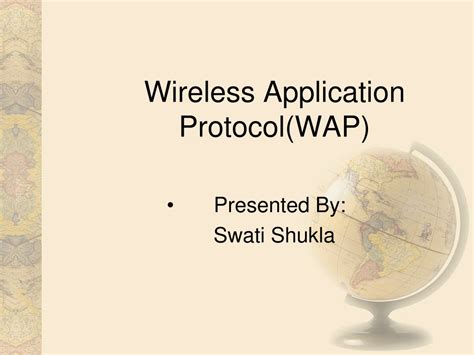 Ppt Wireless Application Protocolwap Powerpoint Presentation Free