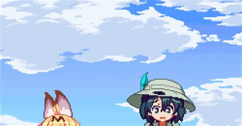 ドット絵 あなたは動くドット絵のフレンズなんだね ミゲルふとしs Ugoira Pixiv