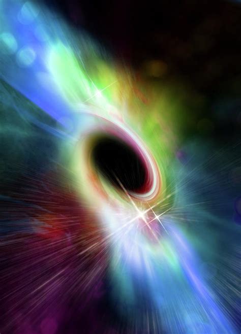 Black Hole Artwork Digital Art By Victor Habbick Visions Fine Art