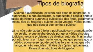 Gênero textual biografia PPT