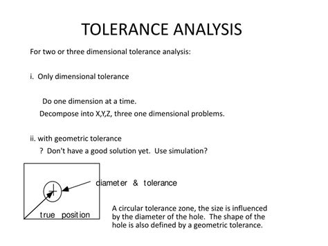 Tolerance Analysis