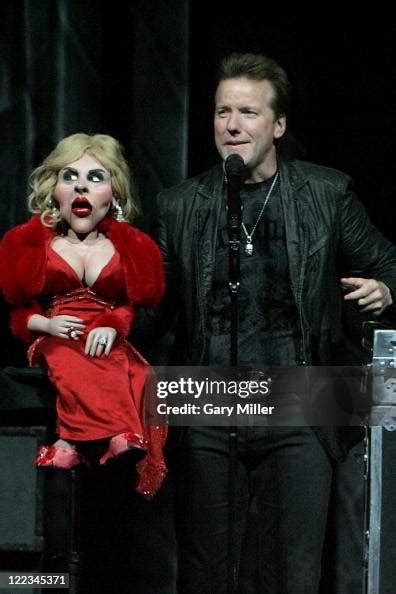 Comedian Ventriloquist Jeff Dunham Performs With His New Dummy Diane