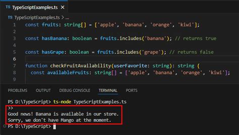 Typescript Check If An Array Contains Specific Value