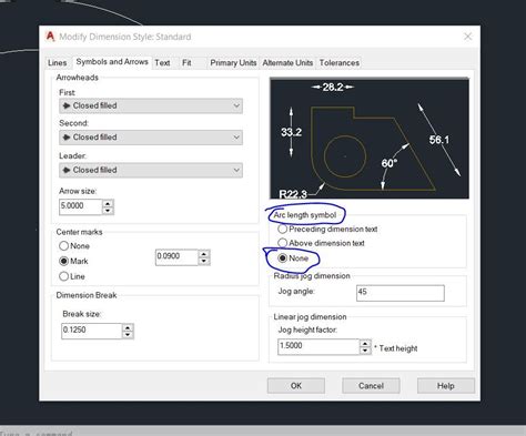 Arc On Radial Dimensions Autodesk Community