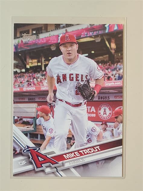Topps Mike Trout Baseball Card Etsy