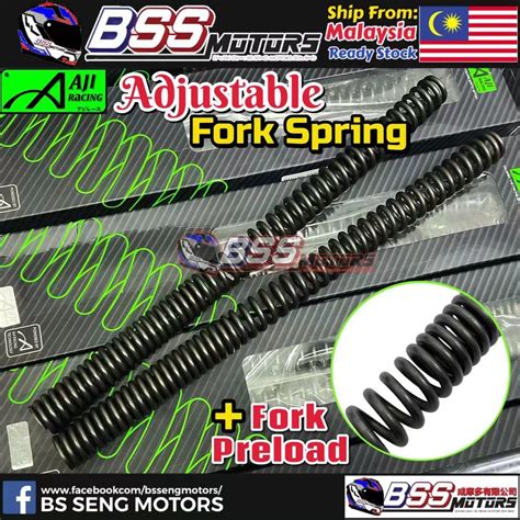 AJI RACING Adjustable Fork Spring Y15ZR Y15 V1 V2 LC135 Y125 SYM VF3i