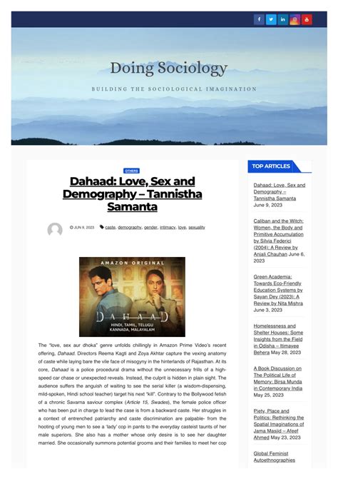 Pdf Dahaad Love Sex And Demography