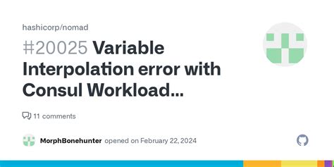 variable interpolation error with consul workload identity · issue