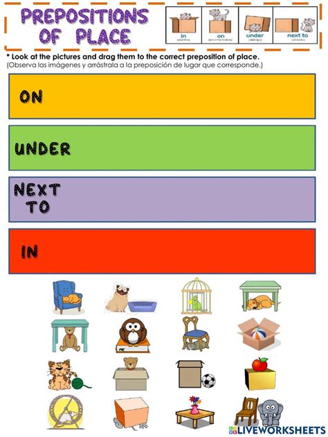 Prepositions Of Place Online Exercise For PRIMARY Prepositions Teaching English English As A
