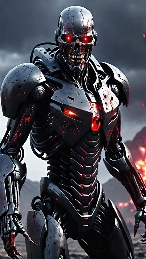 Pin By Monsterman 73 On Evil Robots Robot Illustration Robot