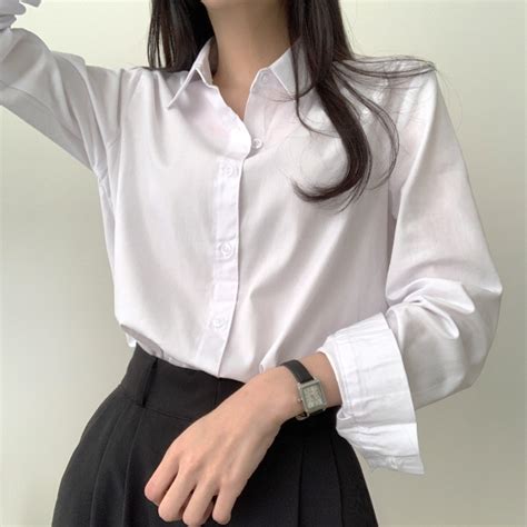 조이조이 Moment Joy국내제작누적25만장 프렌치 베이직 코튼 심플 남방 데일리 블라우스 무지 10color 긴팔 셔츠