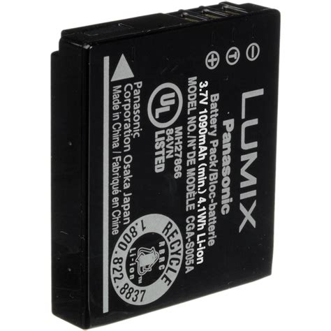Panasonic CGA-S005A1C Lithium-Ion Battery CGA-S005A/1C B&H Photo