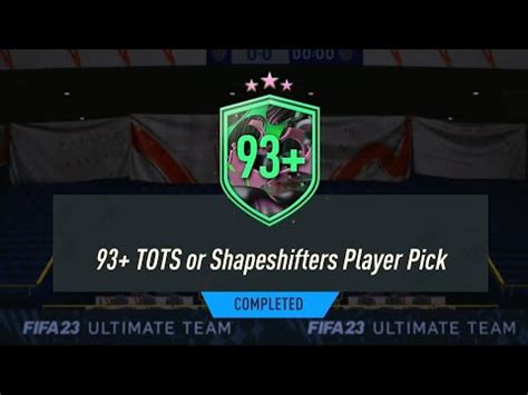 Opening The 93 TOTS Shapeshifters Player Pick YouTube