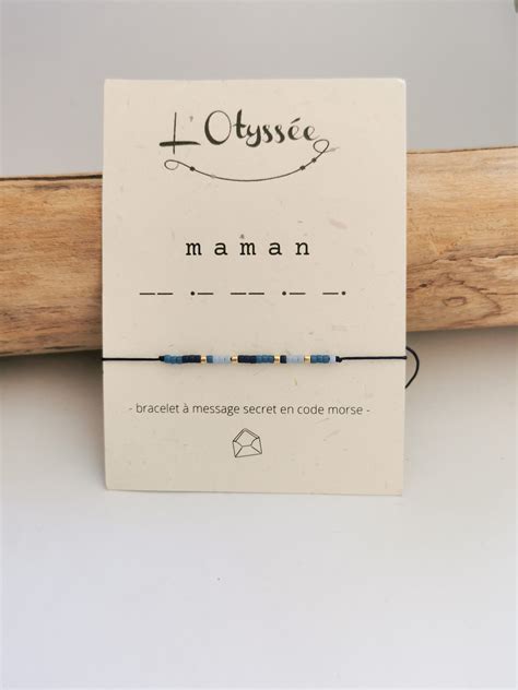 Bracelet En Code Morse Maman Lotyssée