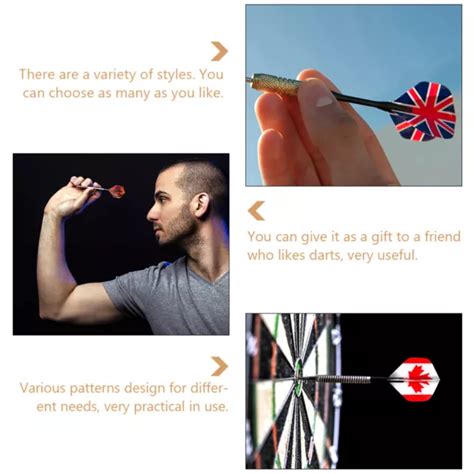 DART FLIGHTS STANDARD Shape 90Pcs Professional Replacement Tails For Darts 9 35 PicClick UK