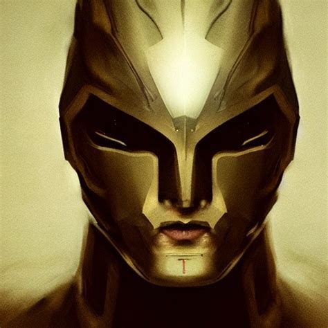 Ruan Jia Night Human Face Detail Realistic A Man In A Robot Costume 8k Light And Shadow