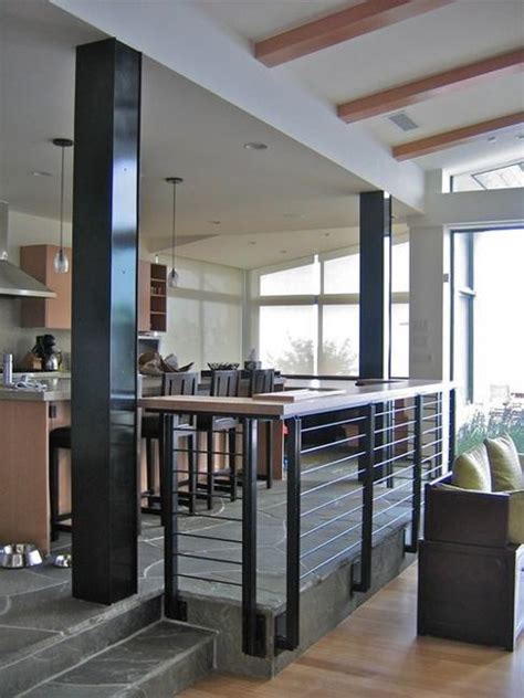35 Modern Interior Design Ideas Incorporating Columns Into Spacious