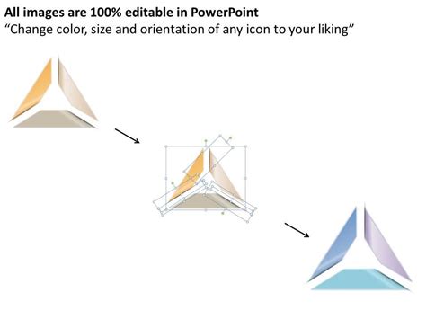 Editable Triangle Diagram For Powerpoint PowerPoint Slide Template Presentation Templates