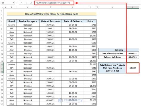how to sum based on column and row criteria in excel 7 ways