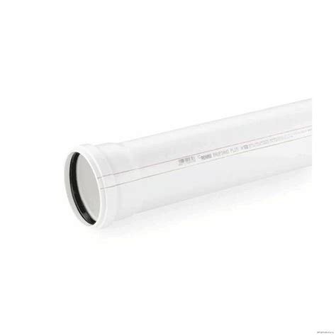 Труба PP-H бел б/ш б/н Дн50х1,8 L=1,0м в/к RAUPIANO Rehau 11201341222 ...