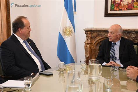 El Procurador General Interino Eduardo Casal Recibió Al Fiscal Nacional
