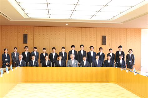 群馬県地域医療支援センター 地域医療枠学生新入生の群馬県庁訪問2018