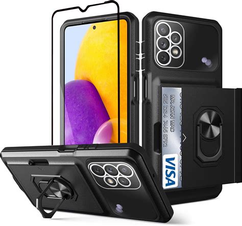For Samsung Galaxy A13 Lte 4g Case With Tempered Glass Screen Protector