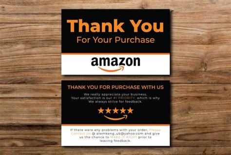 I Will Design Thank You Card Product Insert Package Insert Artofit