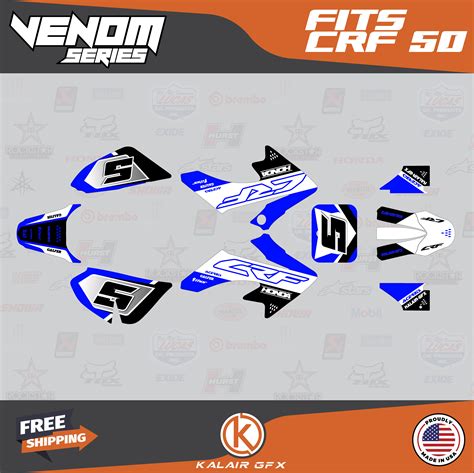 Kalair GFX Graphics Kit For Honda CRF Venom Series Walmart